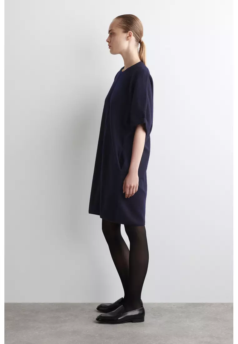 Buy COS SCULPTED MERINO WOOL MINI DRESS 2026 Online | ZALORA