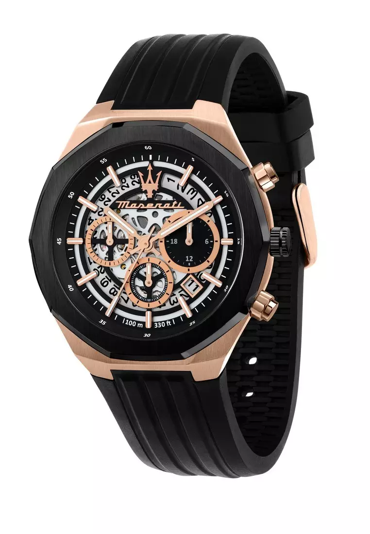 Buy Maserati 【2 Years Warranty】Maserati Stile 45mm Men's Chronograph ...