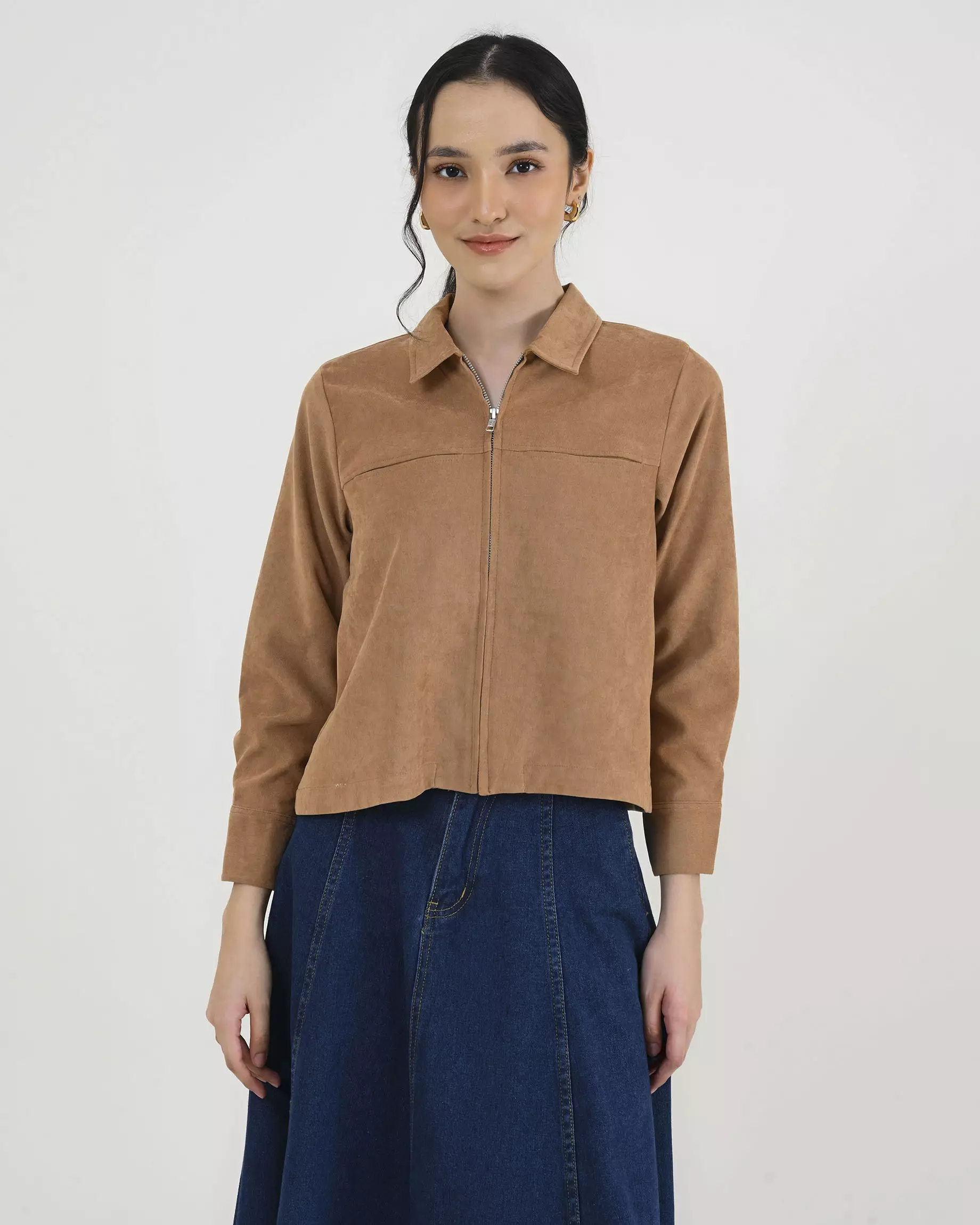 Jual geulis.id Geulis.id ATANAYA JACKET - Caramel Original 2025 | ZALORA Indonesia