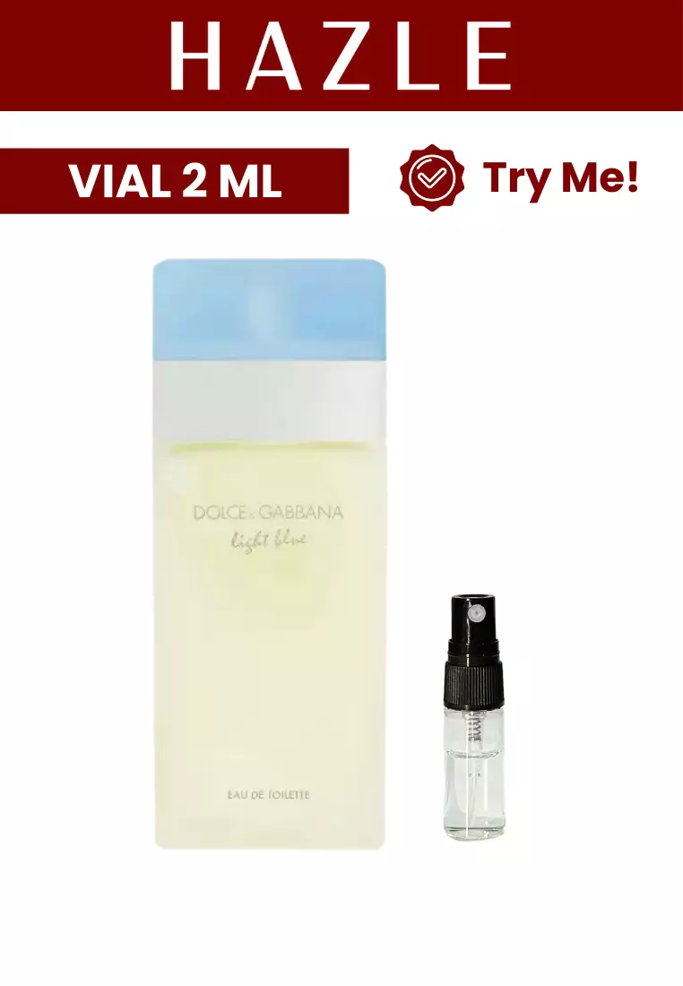 Jual Dolce & Gabbana [Vial] Dolce & Gabbana Light Blue Woman EDT 2 ml ...