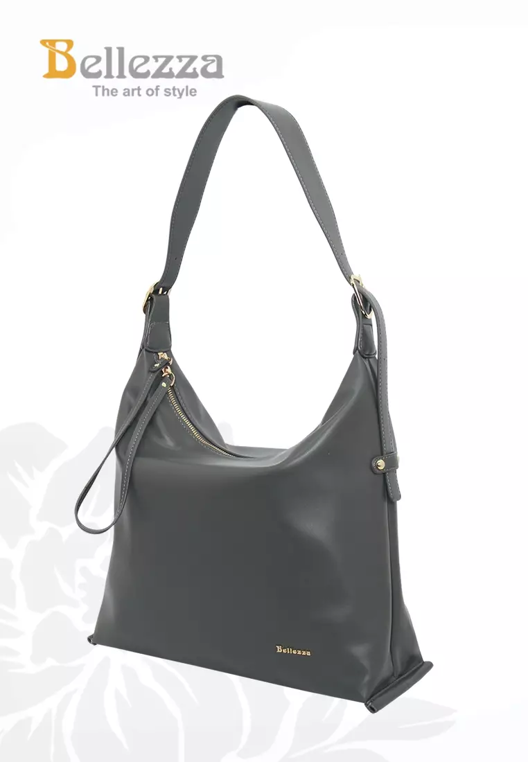 Jual Bellezza Bellezza Shoulder Bag 24293-38 Dark Grey Original 2025 ...