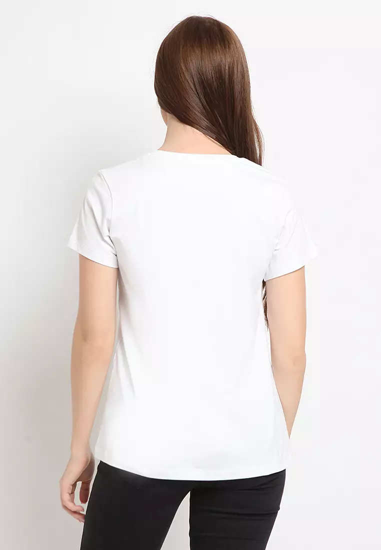 Jual Executive Basic Round Neck Cotton T-Shirt Original 2025 | ZALORA Indonesia