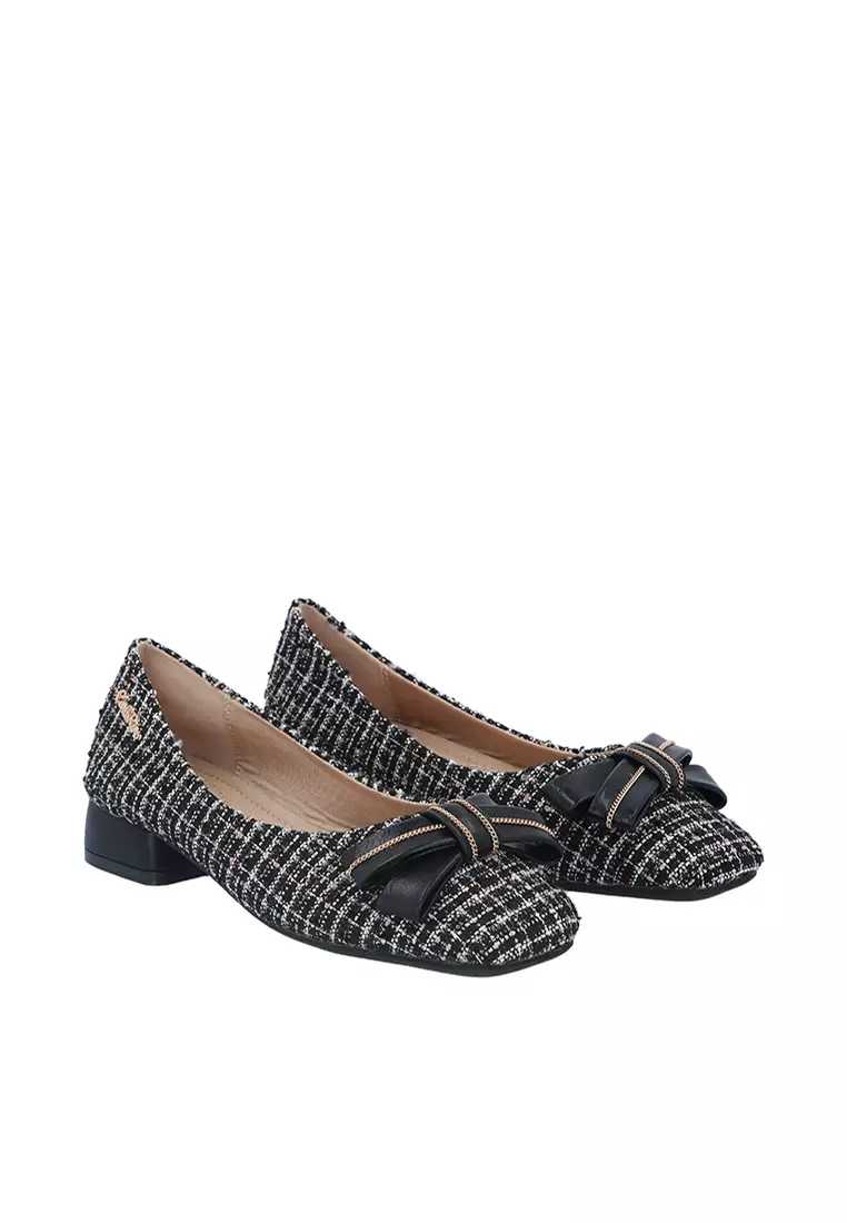Carlo Rino Black Faye Iridescent Tweed Pumps 2024 | Buy Carlo Rino ...