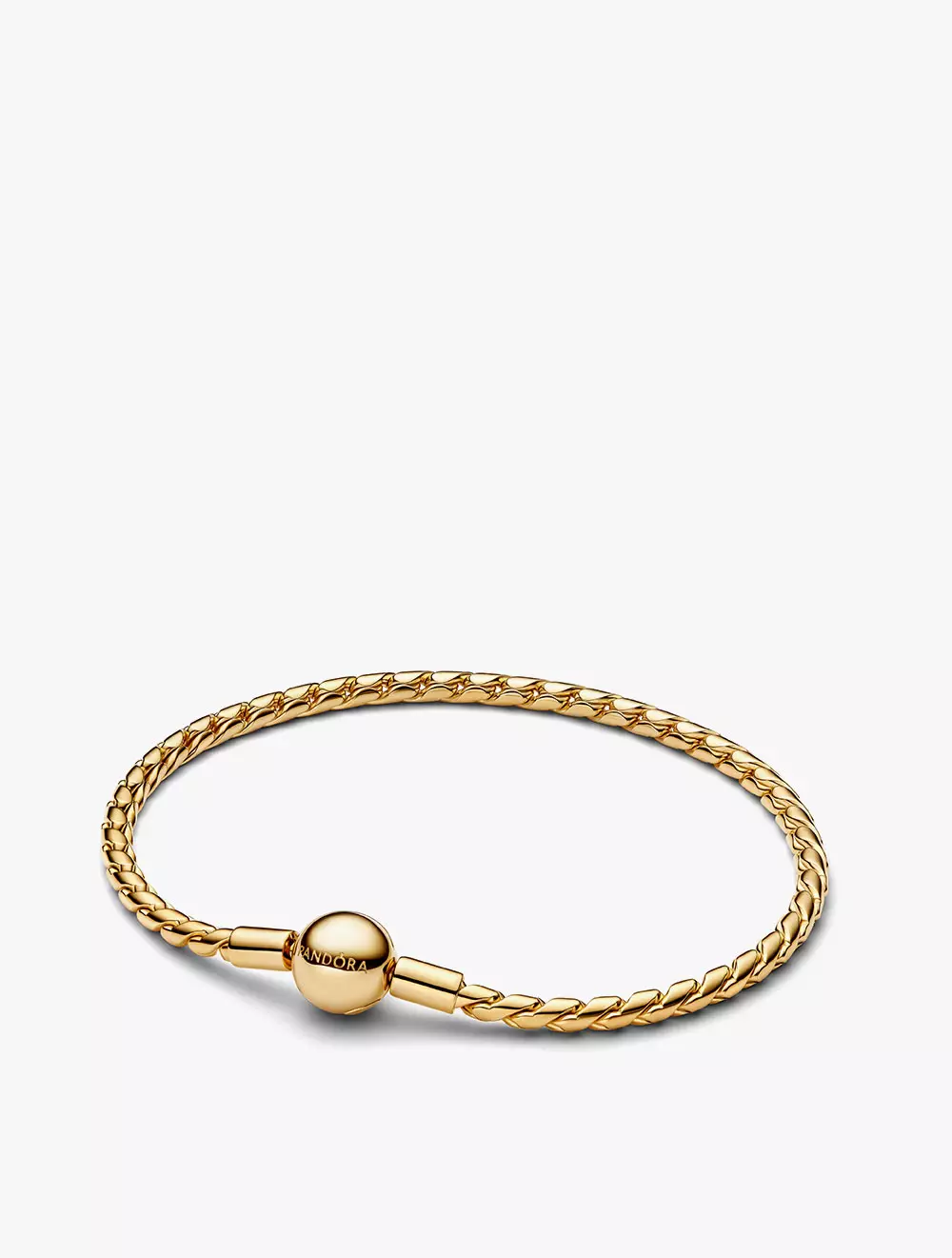 Jual PANDORA Round Clasp Wing Chain Bracelet, 14k gold plating - 16 ...