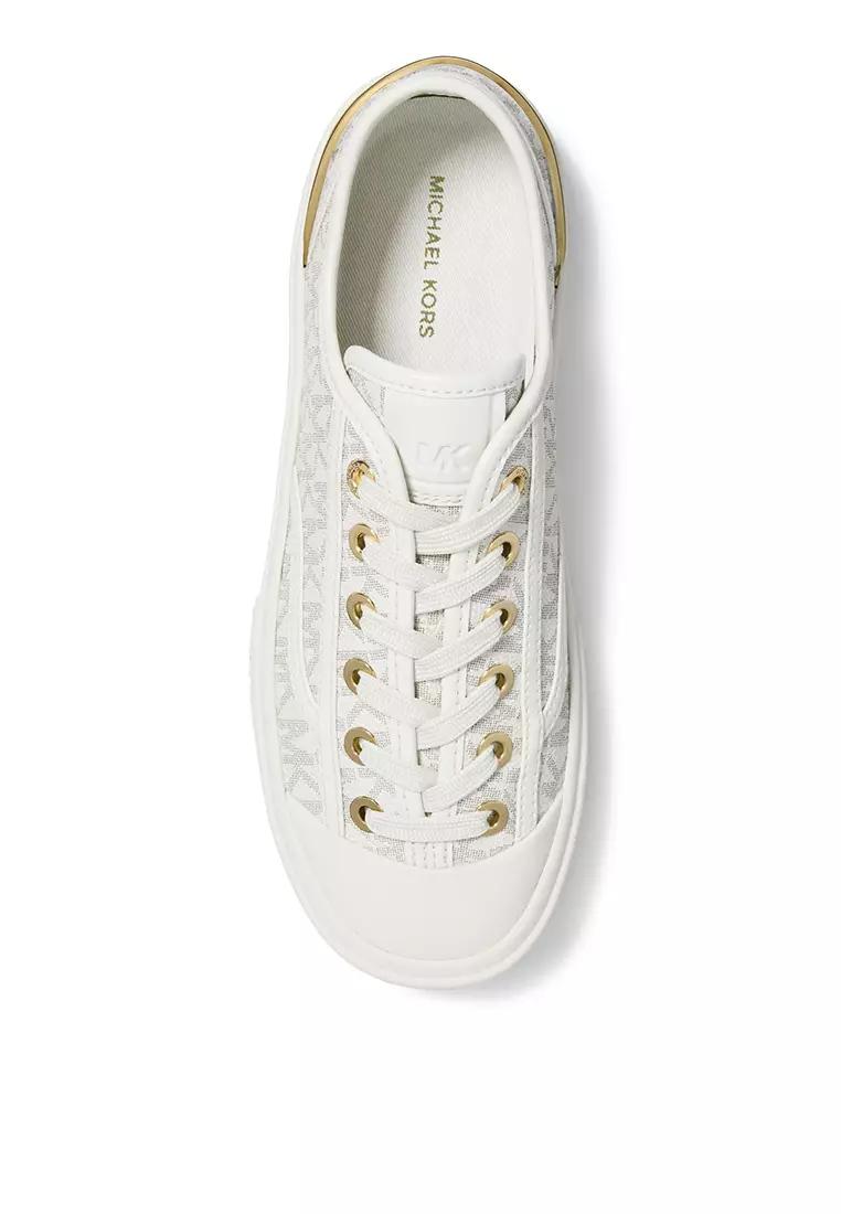 Jual MICHAEL KORS Jude Signature Logo Sneakers Original 2026 | ZALORA ...