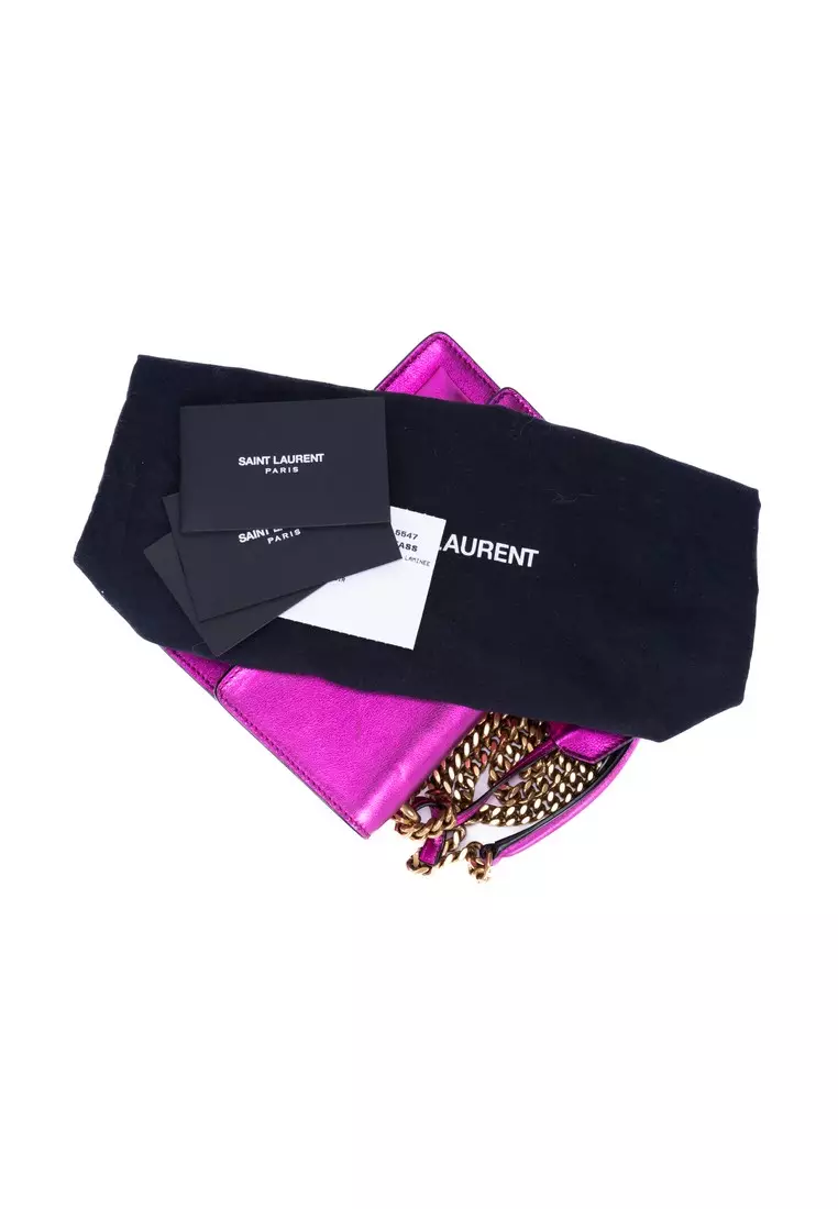 Buy Yves Saint Laurent Pre-Loved Metallic Small Sunset 2026 Online | ZALORA