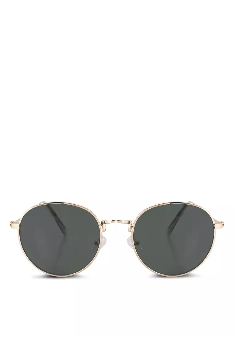 Jual ALDO Kangaloon Metal Round Sunglasses Original 2024 | ZALORA ...