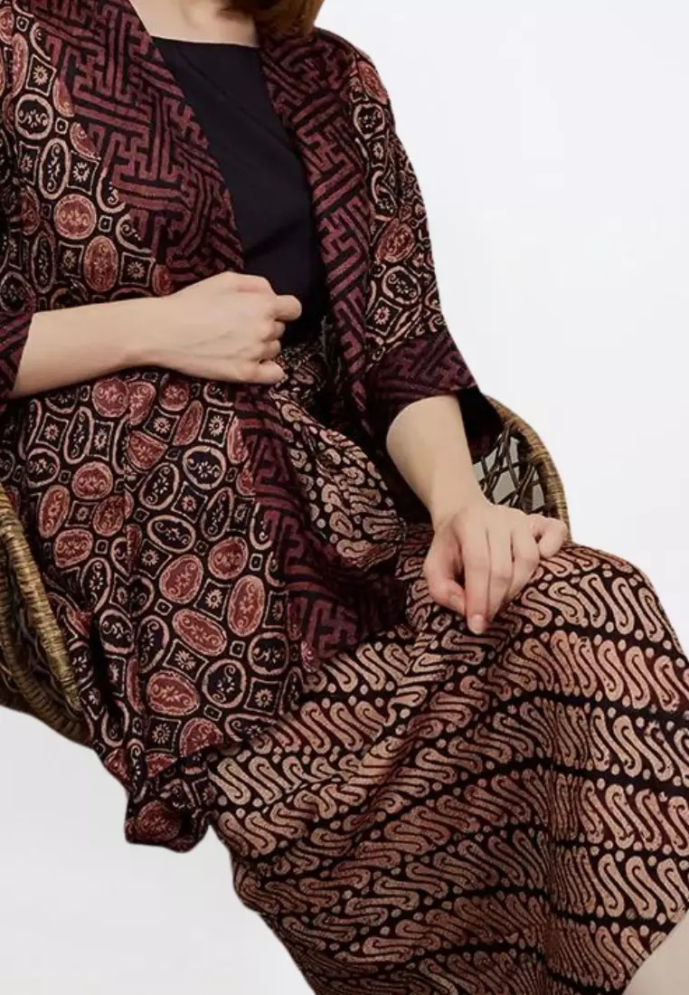 Jual Nayara Batik Set Zeyra UM - Kaftan set - Stelan Batik Viscose ...