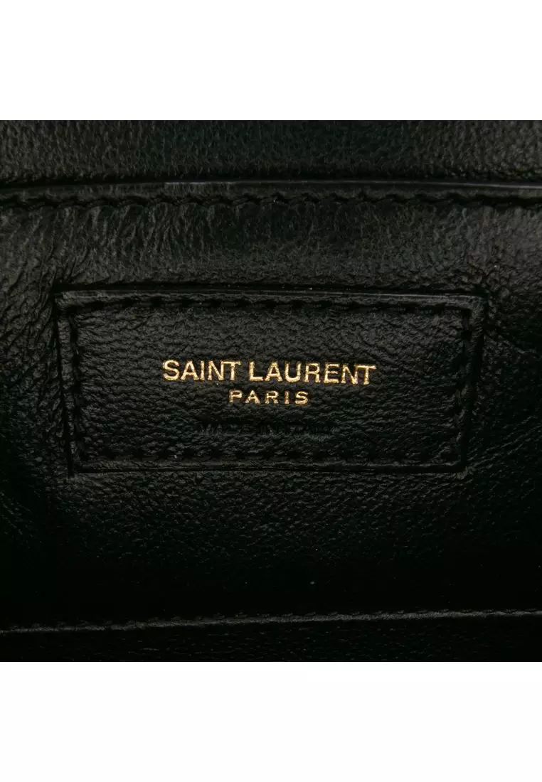 Buy SAINT LAURENT Pre-Loved Saint Laurent Medium Calfskin Solferino ...