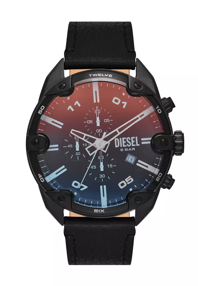 Buy Diesel Diesel Men's Spiked Chronograph Watch ( DZ4667 ) - Quartz ...