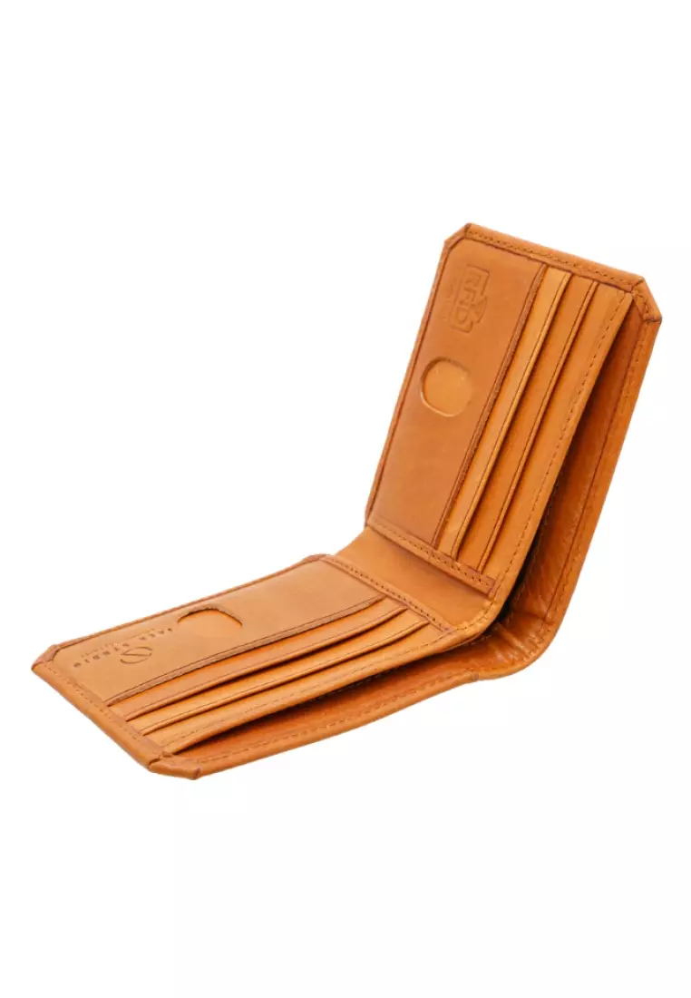 Buy Jack Studio Jack Studio Vegetable Tanned Leather RFID Bifold Wallet ...