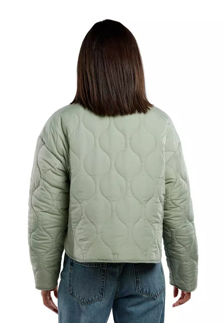 Buy London Rag Sage swirls button-up puffer jacket 2026 Online | ZALORA