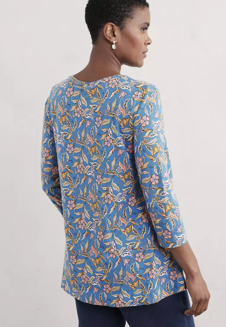 Buy Seasalt Cornwall Seasalt Cornwall Blue Risso Top 2025 Online ...