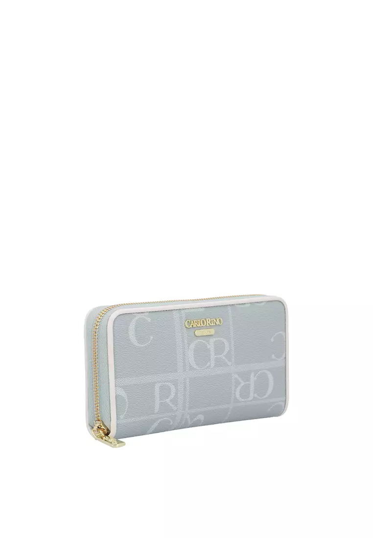 Buy Carlo Rino CR Poppy Zip-Around Wallet M - Green 2026 Online | ZALORA