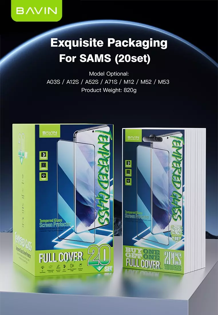 Buy BAVIN Buy 1 Get 1 Free BAVIN Q4 Series Screen Protector Tempered ...