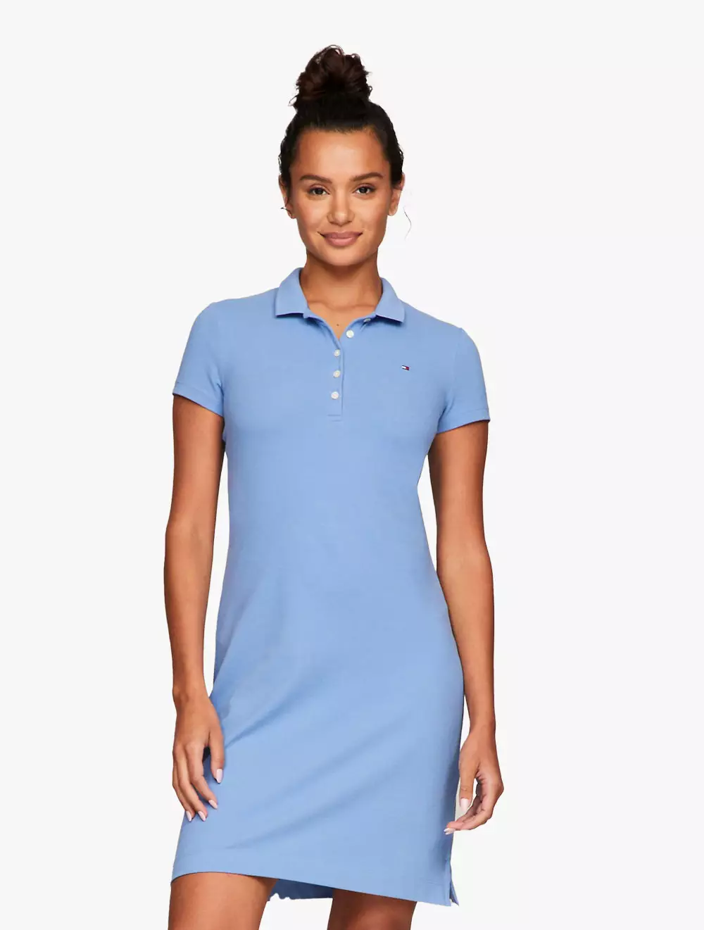 Jual Tommy Hilfiger Tommy Hilfiger - Slim Short Polo Dress - Blue ...