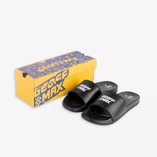 Jual Geoff Max Geoff Max Official - Sletz Black - Slippers - Sandal ...