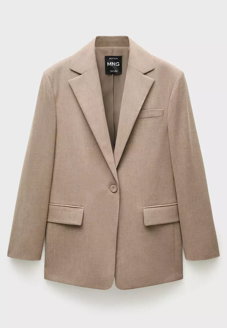 Jual Mango Wool Suit Jacket Original 2025 | ZALORA Indonesia