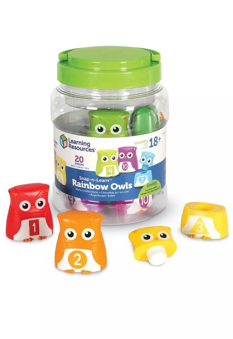 Buy Learning Resources Learning Resources Snap-n-Learn Rainbow Owls ...