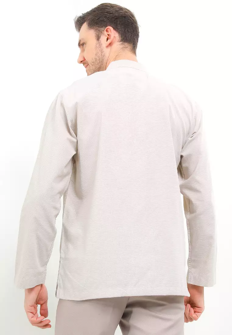 Jual INTRESSE Tussore Short Sleeve Baju Koko Original 2026 | ZALORA ...