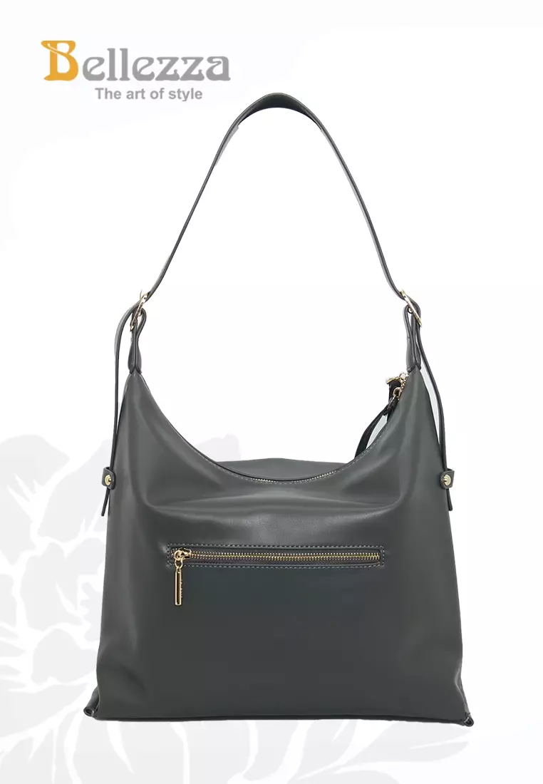 Jual Bellezza Bellezza Shoulder Bag 24293-38 Dark Grey Original 2025 ...