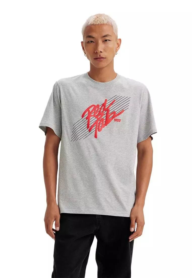 Jual Levi's Levi's Men's Relaxed Fit Short-Sleeve Graphic T-Shirt ...