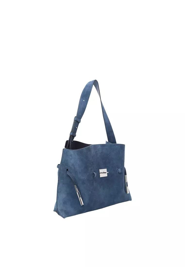 Buy RABEANCO SAOI Belt Tote II Small - Suede Jean 2026 Online | ZALORA