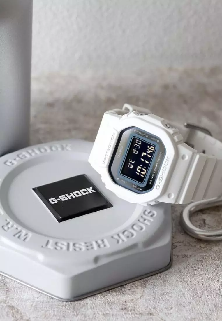Buy Casio Casio G-Shock Digital White Resin Strap Women Watch GMD-S5600 ...