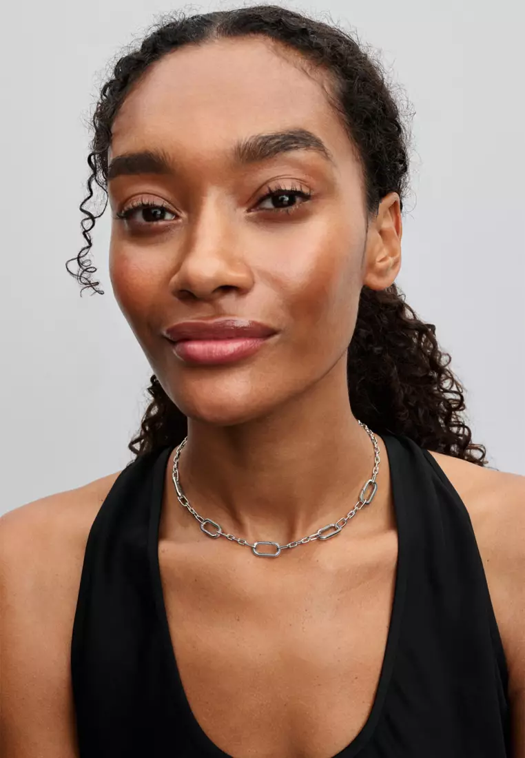 Buy Pandora Pandora ME Five Links Chain Necklace (45cm) Online | ZALORA ...