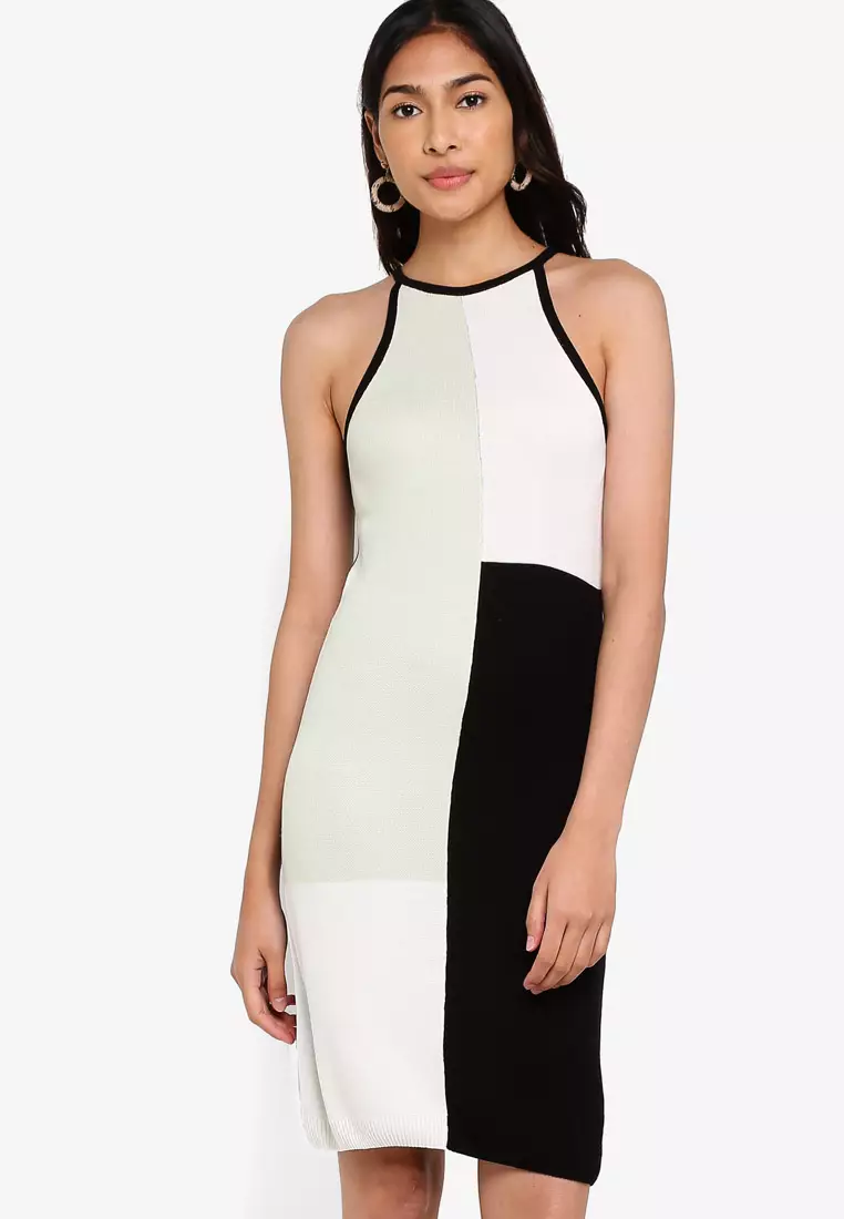 Jual ZALORA Knit Coloblock Dress Original 2024 | ZALORA Indonesia