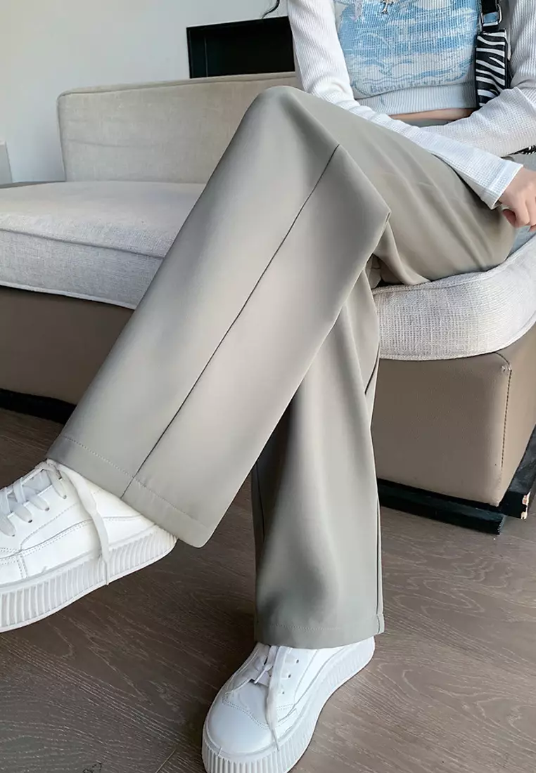 Twenty Eight Shoes VANSA High Waist Draped Wide-Leg Suit Pants VCW-P-8801 2025 | Buy Twenty ...