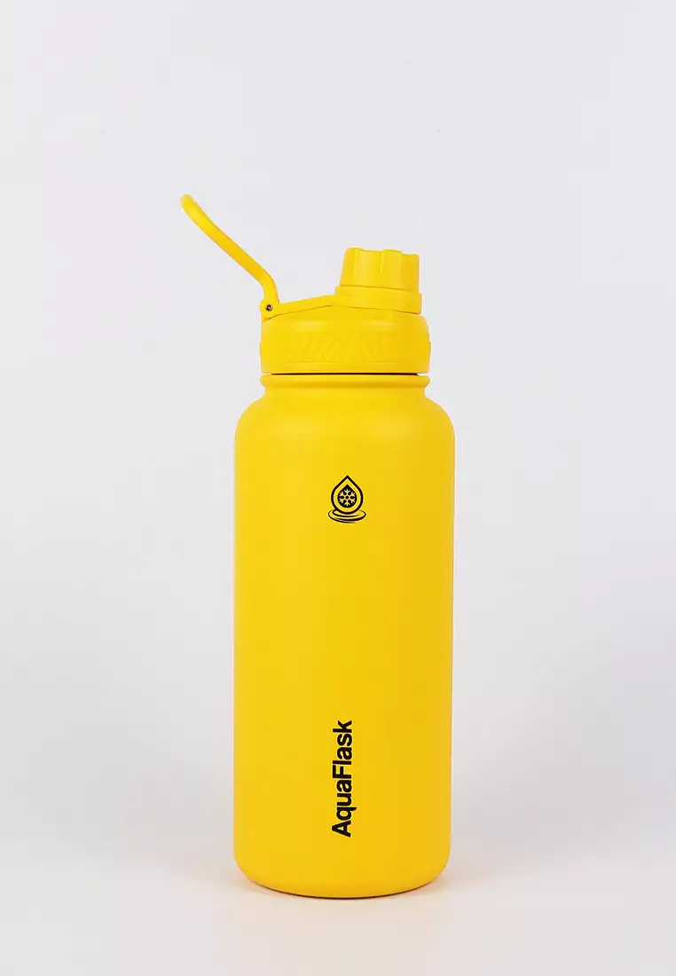 Buy Aquaflask 32oz Wide Mouth Water Bottle Lemon Slush 2025 Online ...