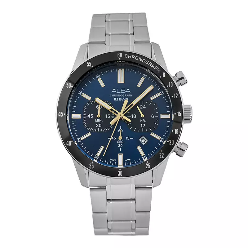 Jual Alba [RAMADHAN SALE] Jam Tangan Pria Alba AT3J73X1 Men Chronograph ...