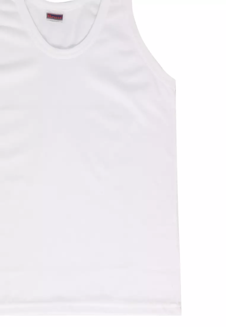 Buy BRUTE Cotton Junior Tank Top Sando - Set of 3 2025 Online | ZALORA ...