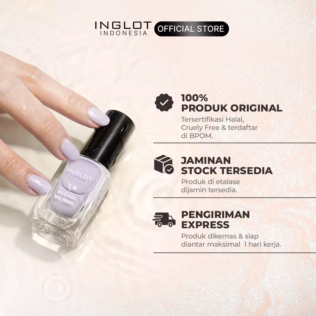 Jual INGLOT O2M BREATHABLE NAIL ENAMEL 637 Original 2026 | ZALORA ...