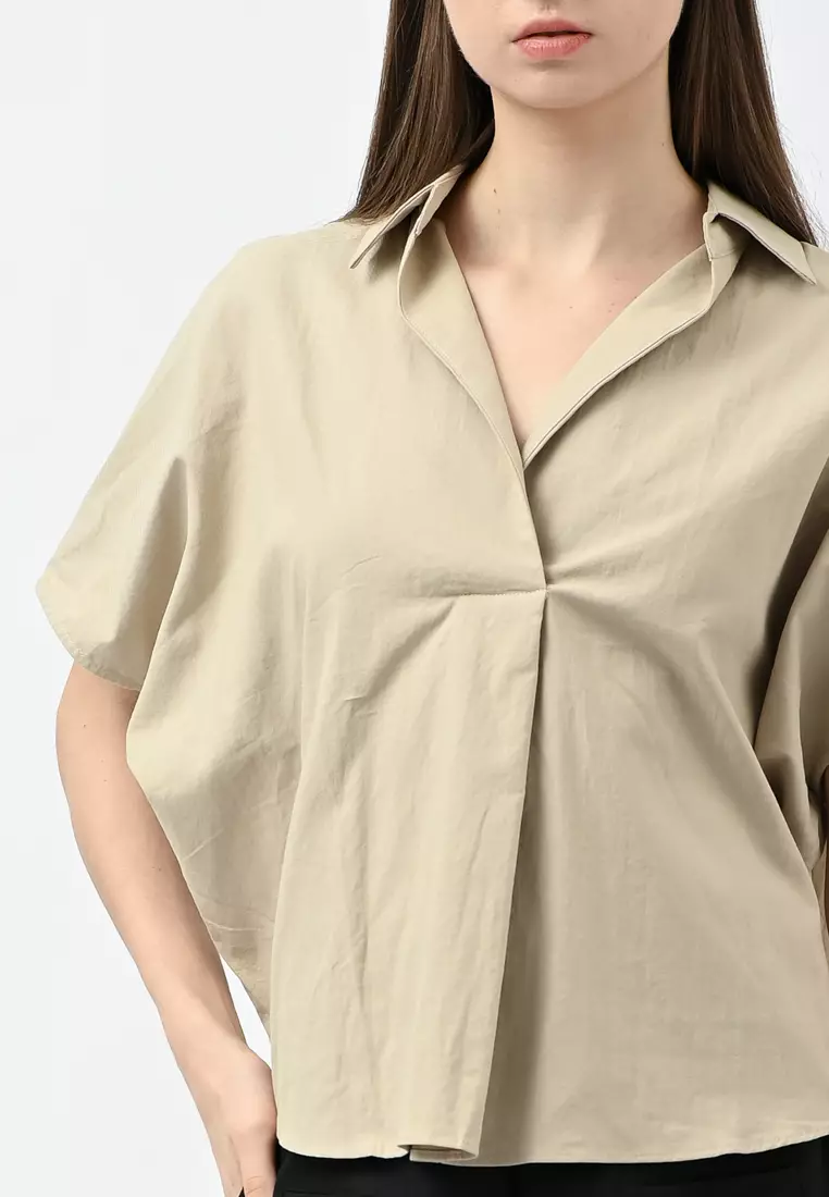 Buy Plain B. Collar Shirt 2026 Online | ZALORA