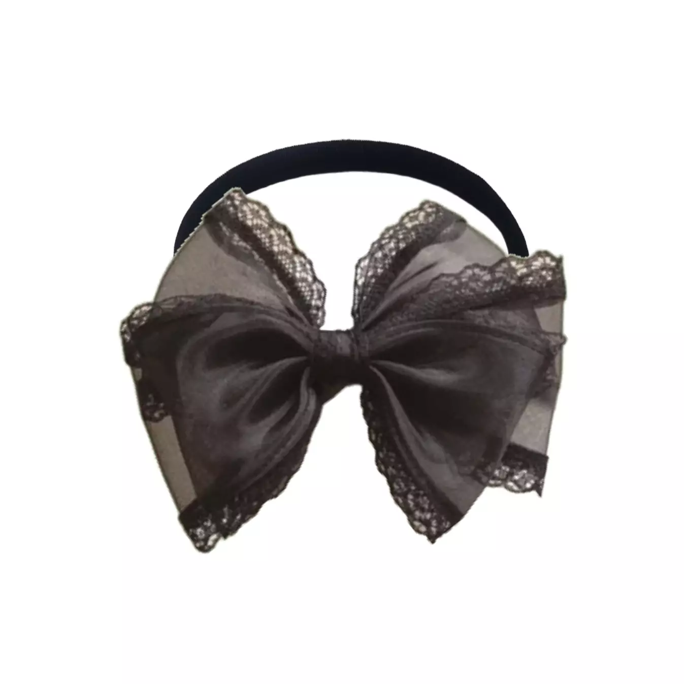 Jual Milan de sable Fairy Bow Headband Nylon Black - Bandana Bayi Pita ...