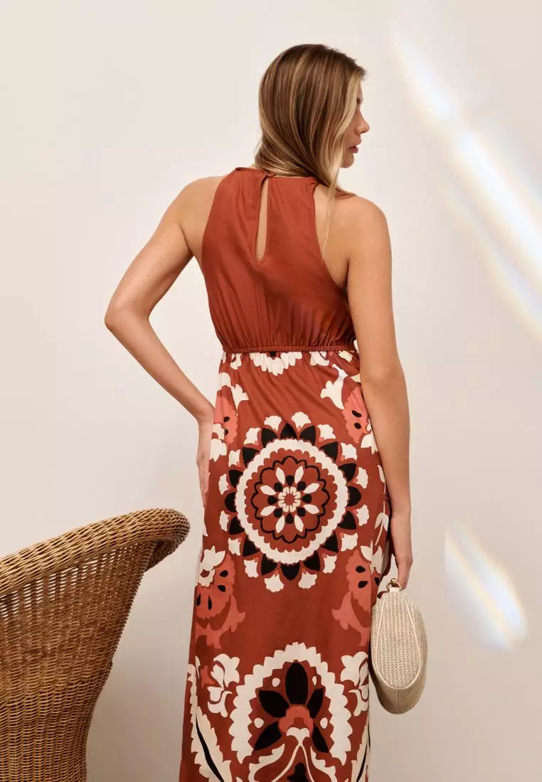 Buy NEXT High Neck Summer Dress 2025 Online | ZALORA