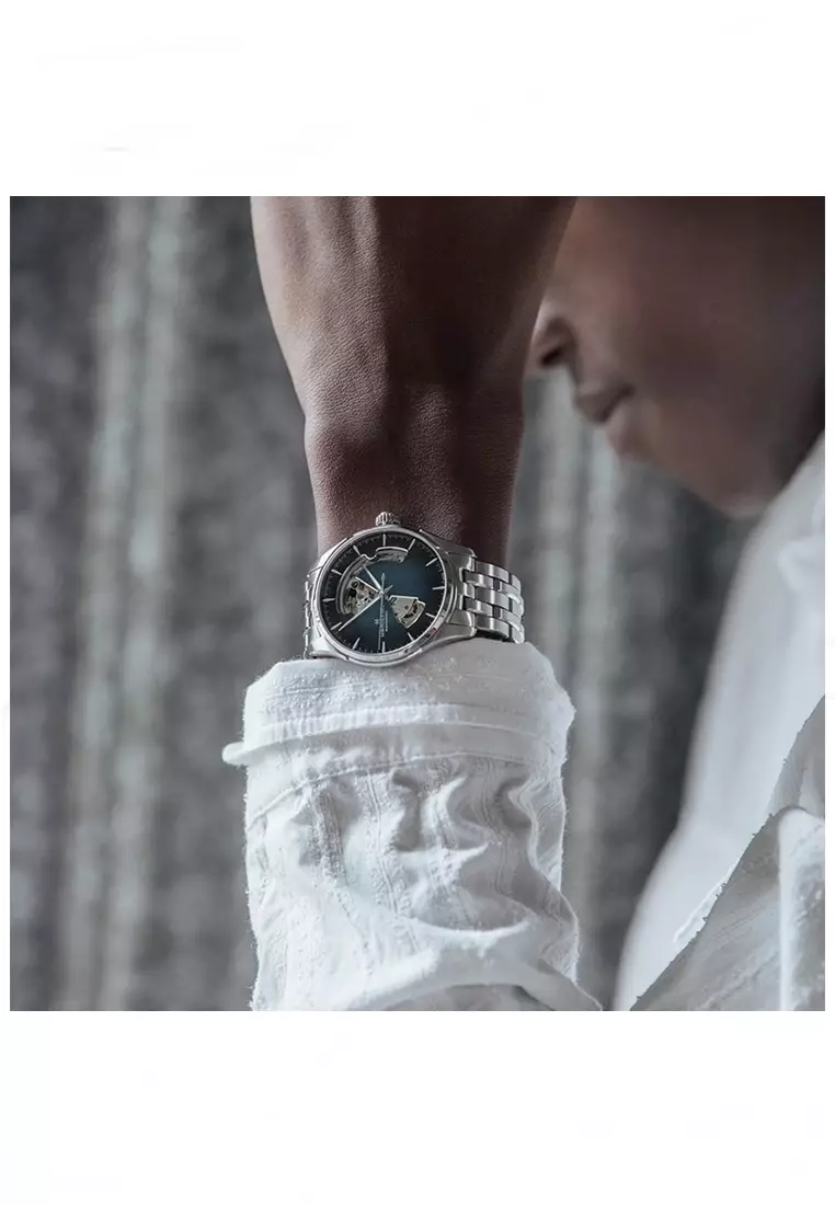 Hamilton JAZZMASTER OPEN HEART AUTOMATIC MEN WATCH (HMT-H32675140) 2025 ...