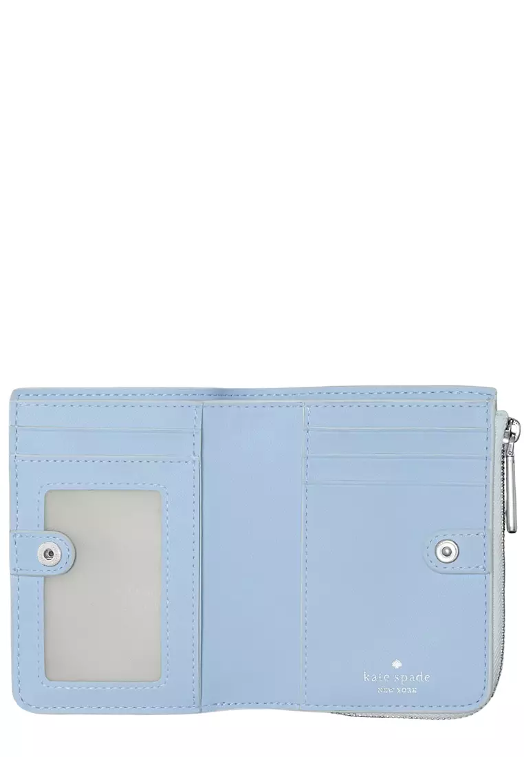 Buy Kate Spade Small L-Zip Wallet - Pale Sapphirine KP063 2026 Online ...