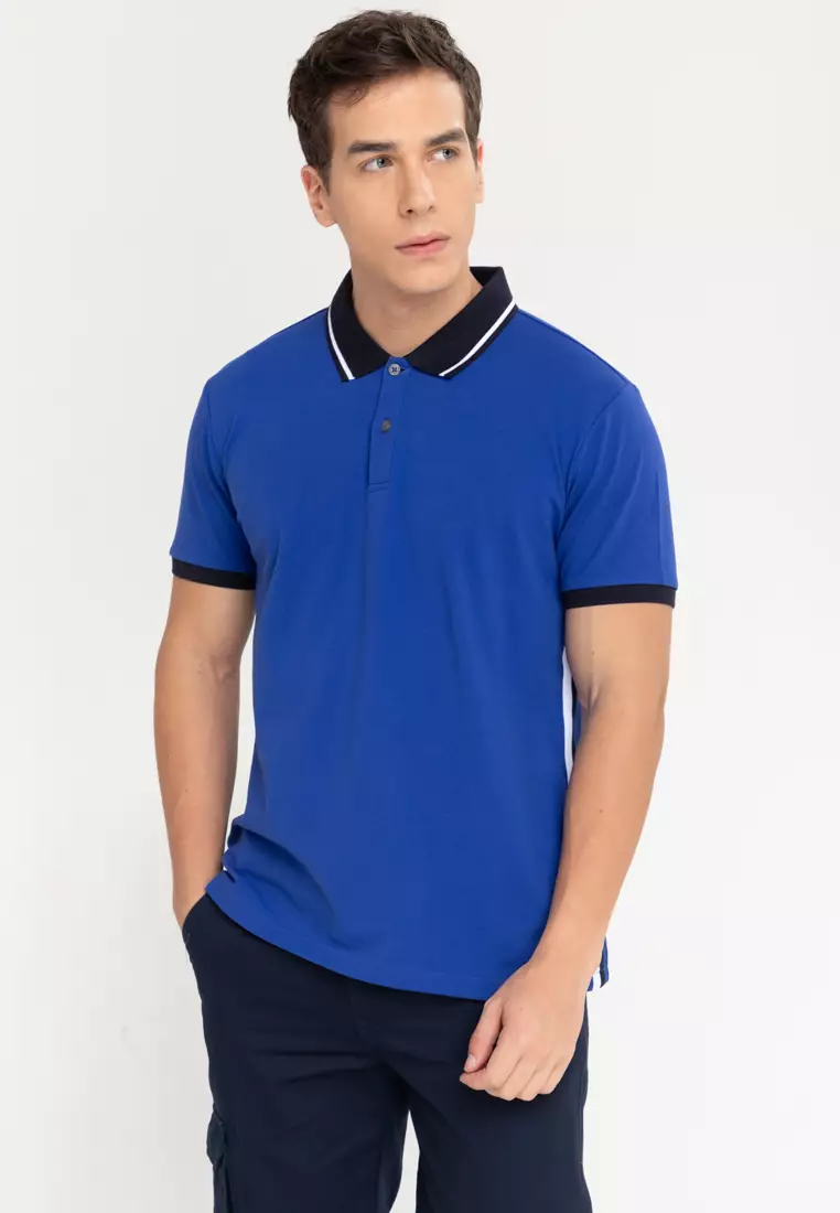 Buy PERRY ELLIS Pique Tape Polo Shirt 2025 Online | ZALORA Philippines