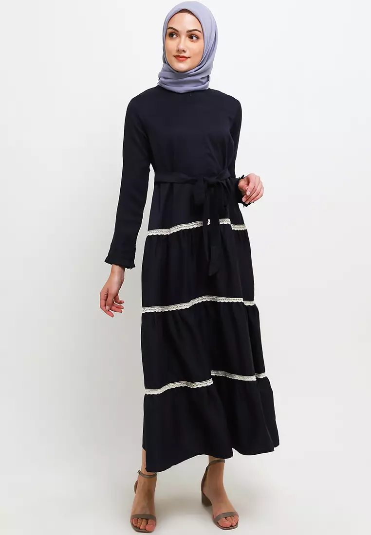 Jual FAME Gamis Wanita Navy - 9911101 Original 2024 | ZALORA Indonesia