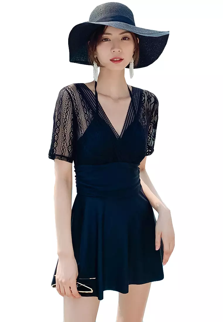 Buy ZITIQUE Sexy lace backless swimsuit 2024 Online | ZALORA Philippines