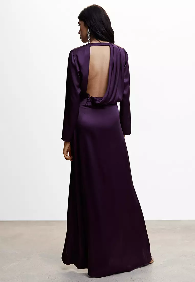 Buy Mango Wrapped Satin Dress 2025 Online | ZALORA Philippines