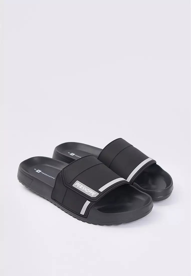 Buy Penshoppe Men's Slides with Textured Rubber Band 2026 Online ...