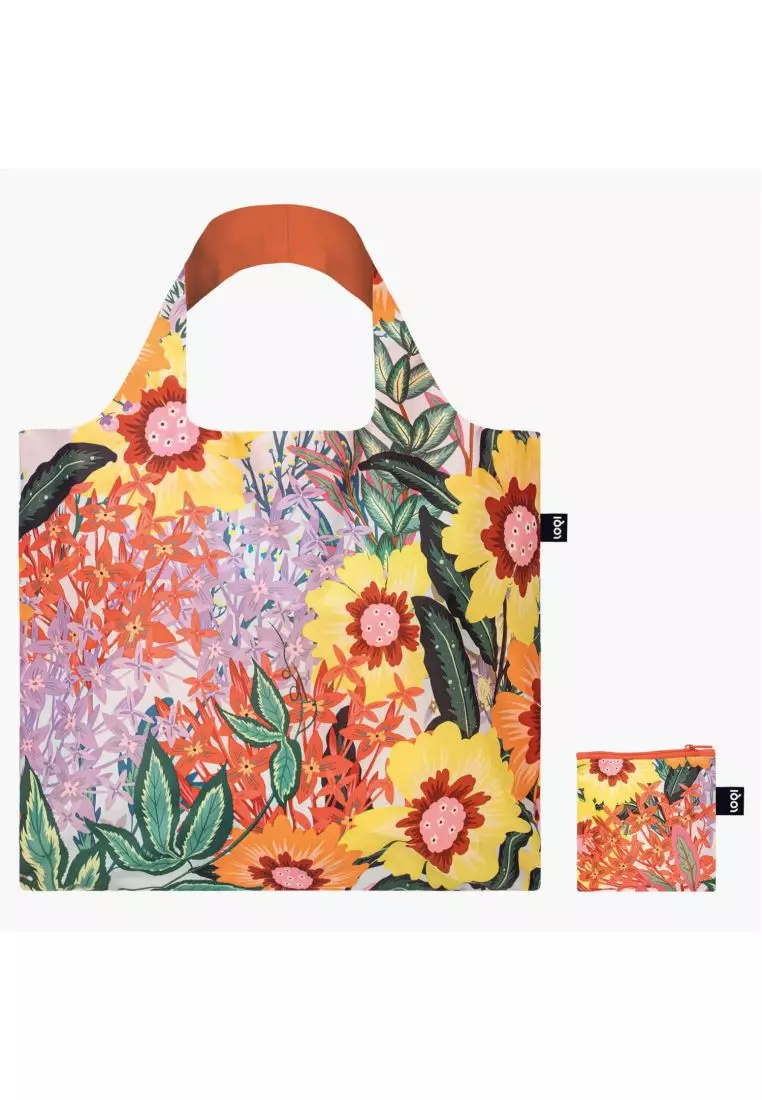 Buy LOQI LOQI Artist Foldable Tote Bag - Pomme Chan - Thai Floral ...