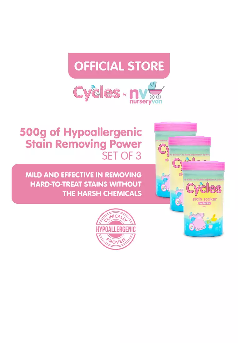 Buy Cycles Cycles Stain Soaker 500G Set of 3 2024 Online | ZALORA ...