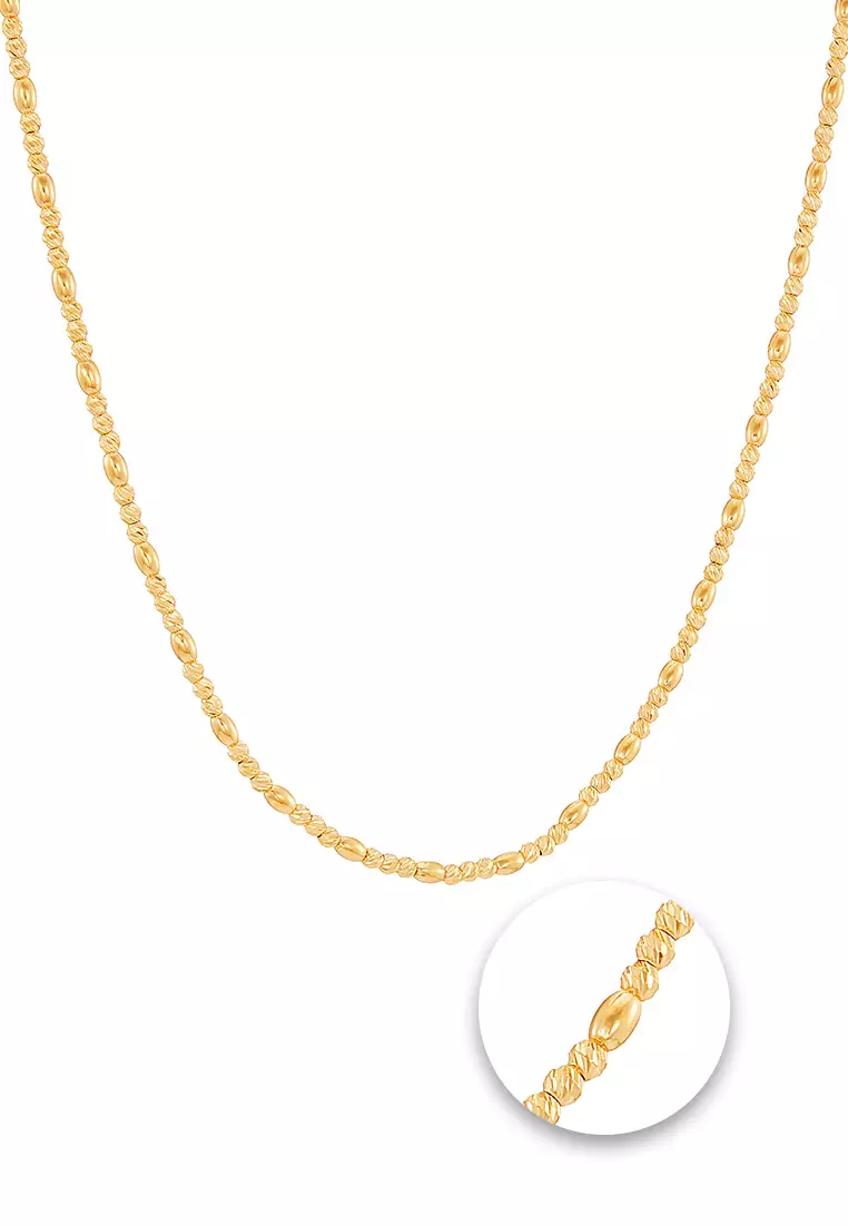 Buy HABIB HABIB Oro Italia 916 Yellow Gold Necklace GC32660325 (22K ...
