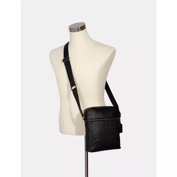 Jual Coach 4009 Houston flight bag SIG embossed black Original 2025 ...