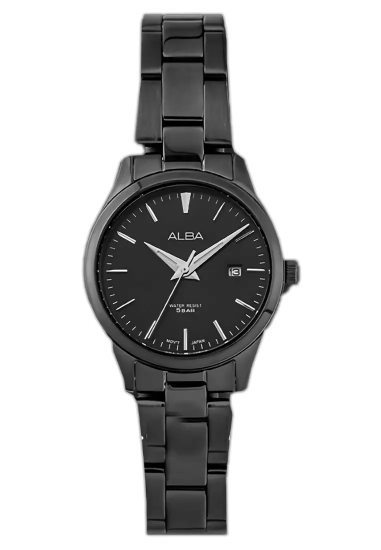 Jual Alba Alba - Jam Tangan Analog Wanita - Black - Stainless Steel ...